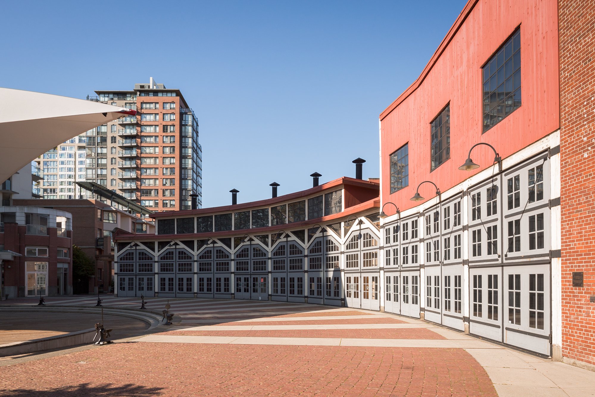 Roundhouse Turntable Plaza - Roundhouse Community Centre